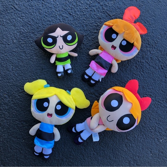 Cartoon Network | Toys | Powerpuff Girls Cartoon Network Plush Lot Of 4 ...